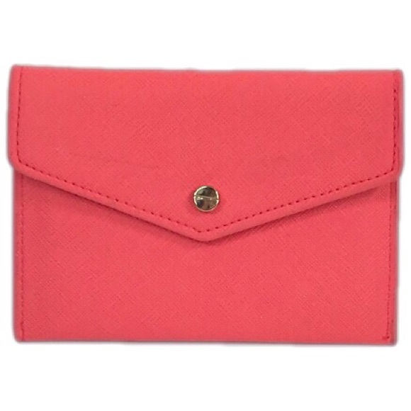 MMS Design Studio | Bags | Coral Envelope Wallet | Poshmark